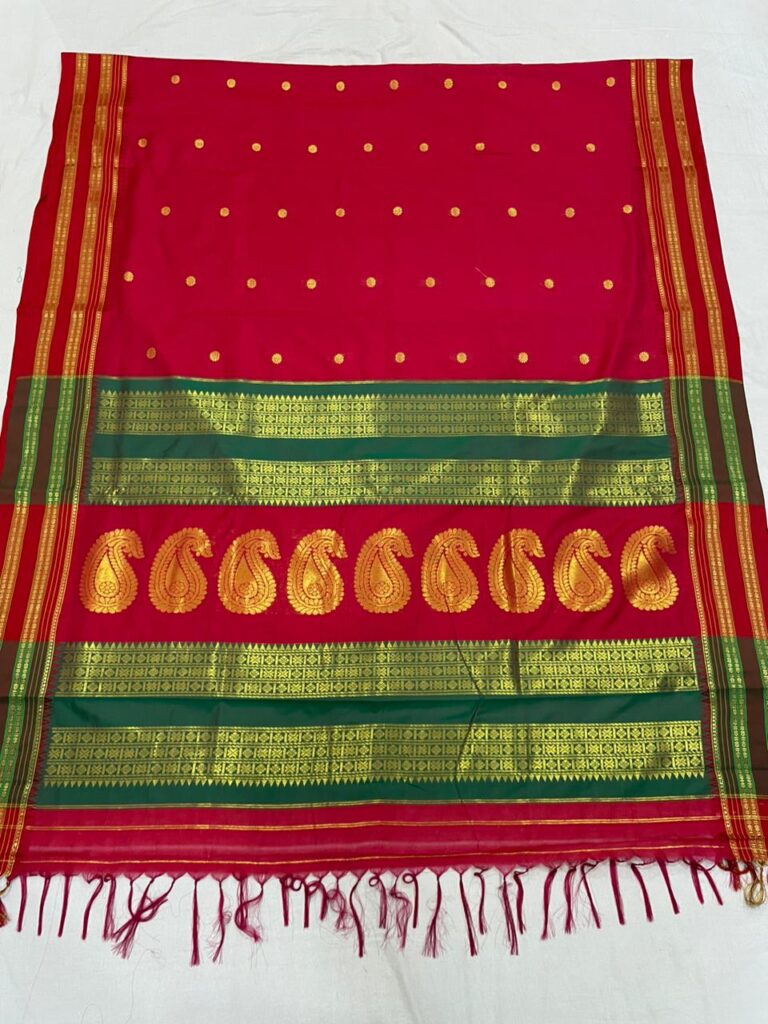 Narayan Peth Saree - Elegant Traditional Wear | Rugved Collection