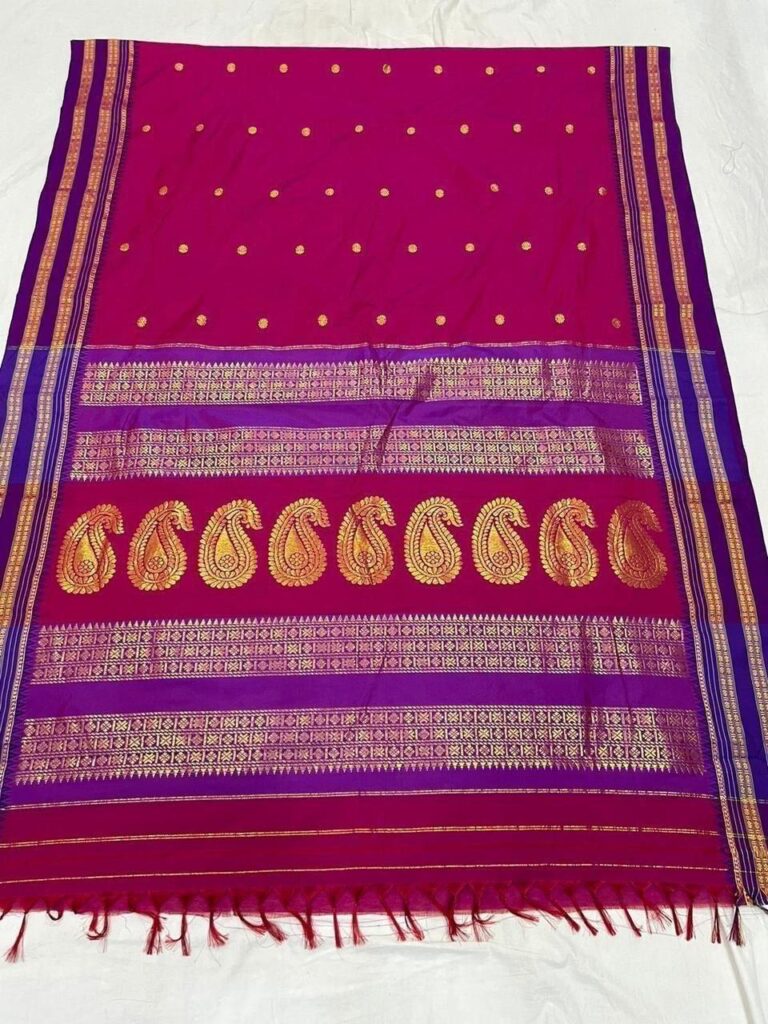 Narayan Peth Saree - Elegant Traditional Wear | Rugved Collection