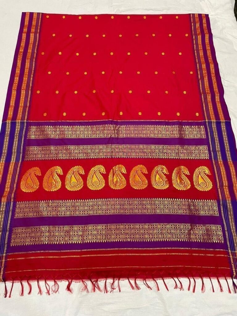 Narayan Peth Saree - Elegant Traditional Wear | Rugved Collection