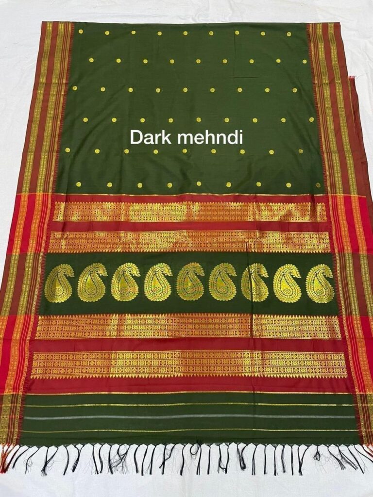 Narayan Peth Saree - Elegant Traditional Wear | Rugved Collection