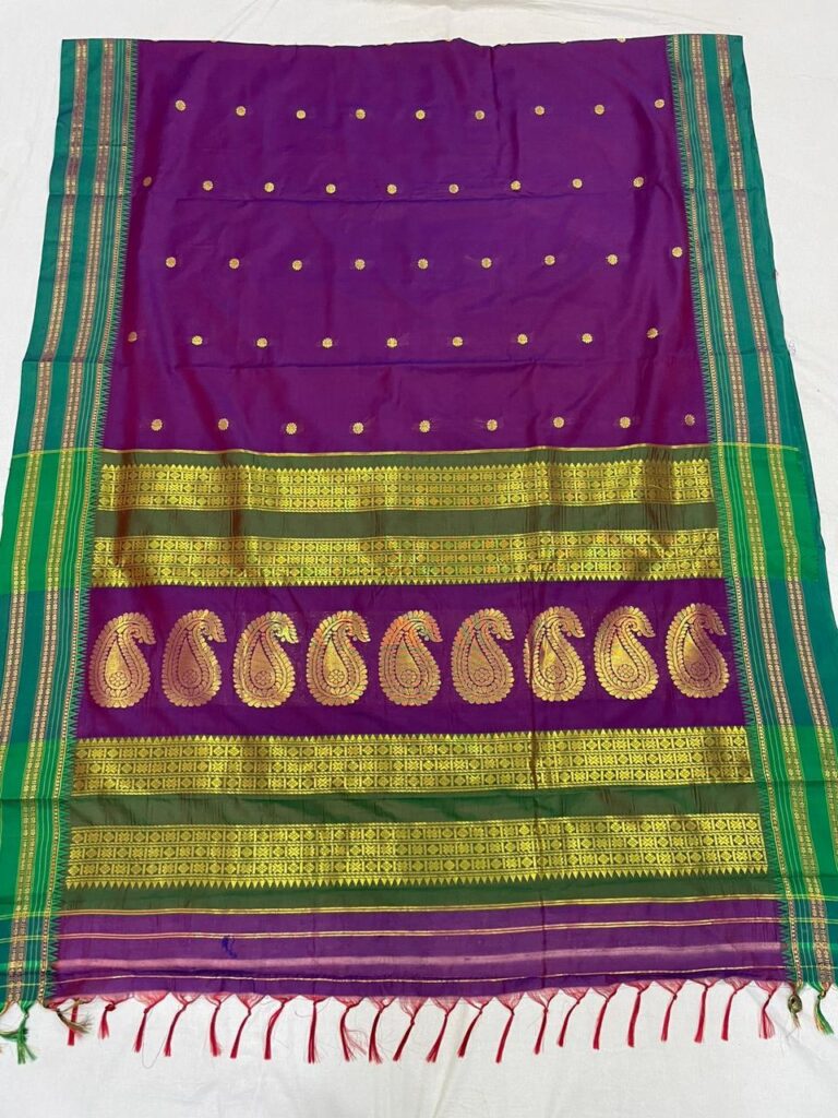 Narayan Peth Saree - Elegant Traditional Wear | Rugved Collection