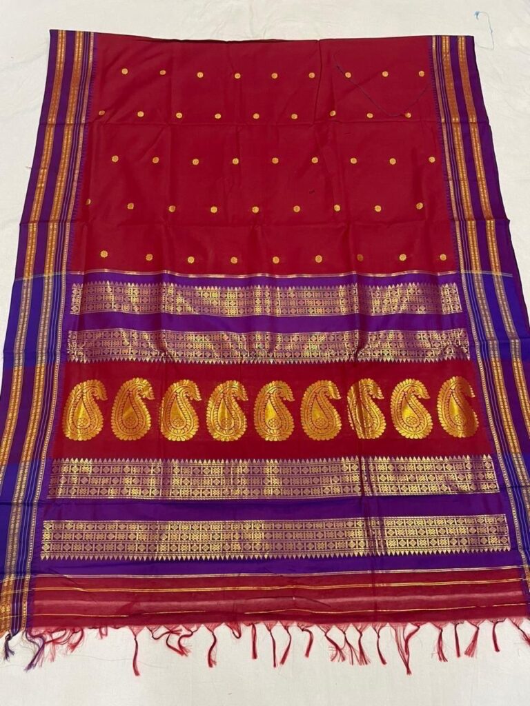 Narayan Peth Saree - Elegant Traditional Wear | Rugved Collection