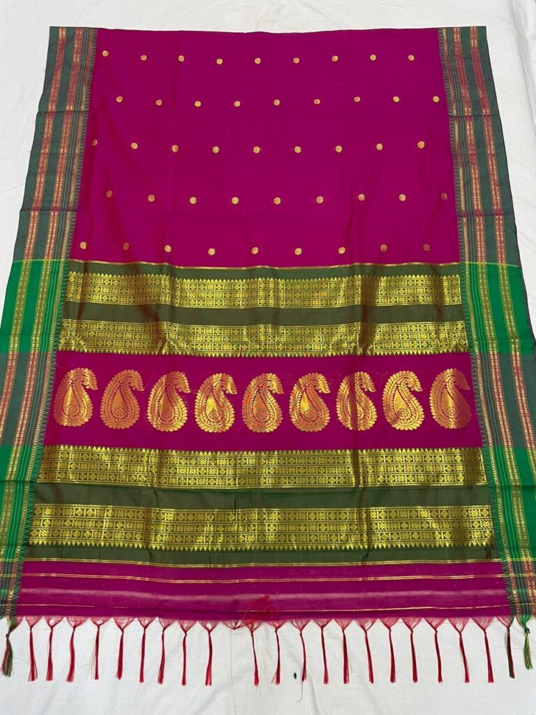Narayan Peth Saree - Elegant Traditional Wear | Rugved Collection