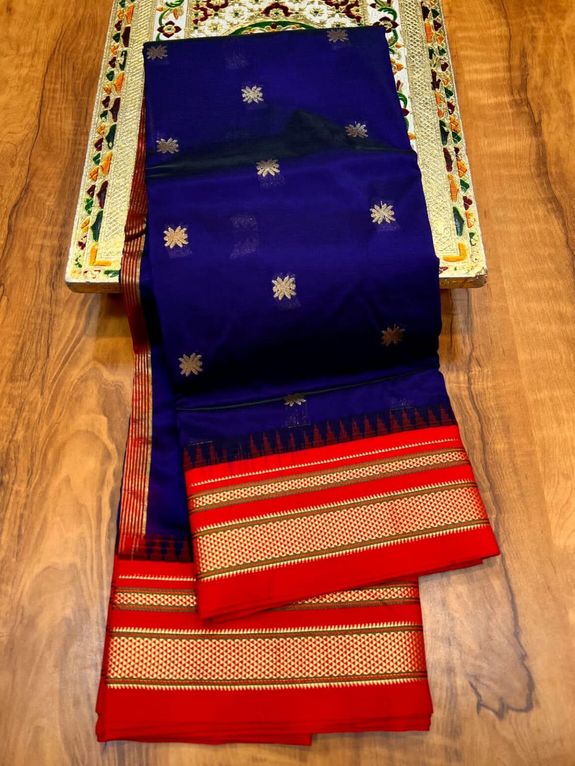 Irkal Semi Paithani Saree | Elegant Traditional Attire