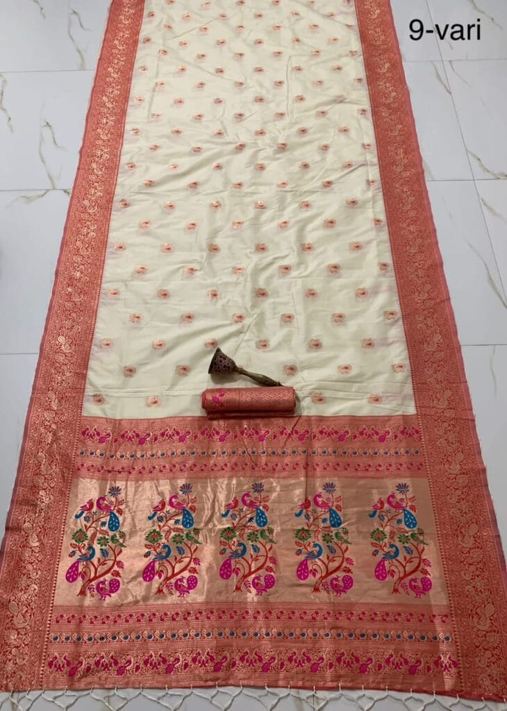 Nauvari Saree – Traditional Maharashtrian 9 Yard | Rugved…