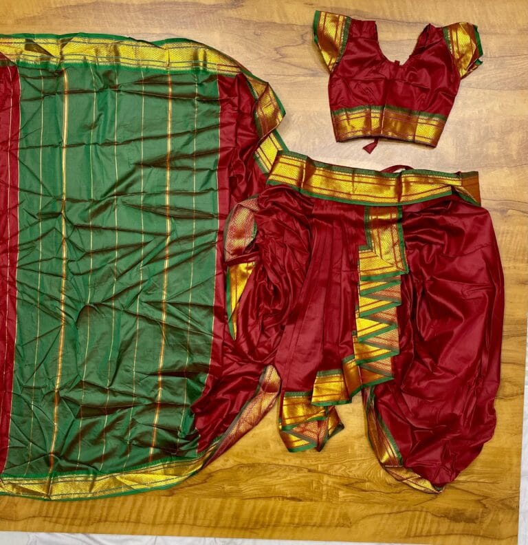 Mahalaxmi gauri readymade nauvari saree (Copy)